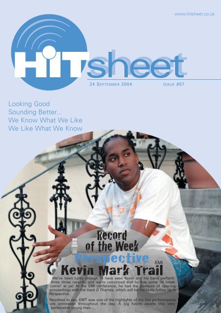Record of the Week - Hit Sheet