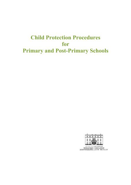 Child Protection Procedures for Primary and - Department of ...