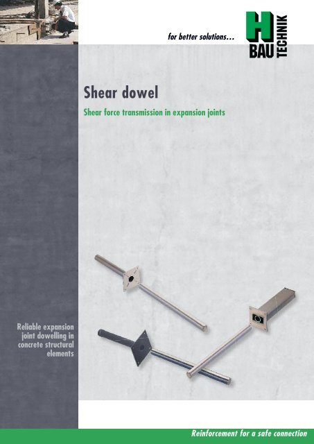 Dowel Shear Strength