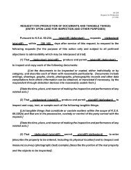 Respondent Response to Request for Production of Documents