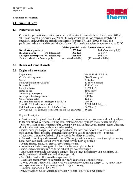 GG 237 Data Sheet - PSE Power Systems