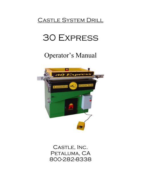 Castle System Drill - Castle Inc.