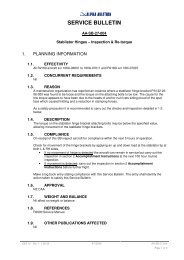 SERVICE BULLETIN - Alpha Aviation