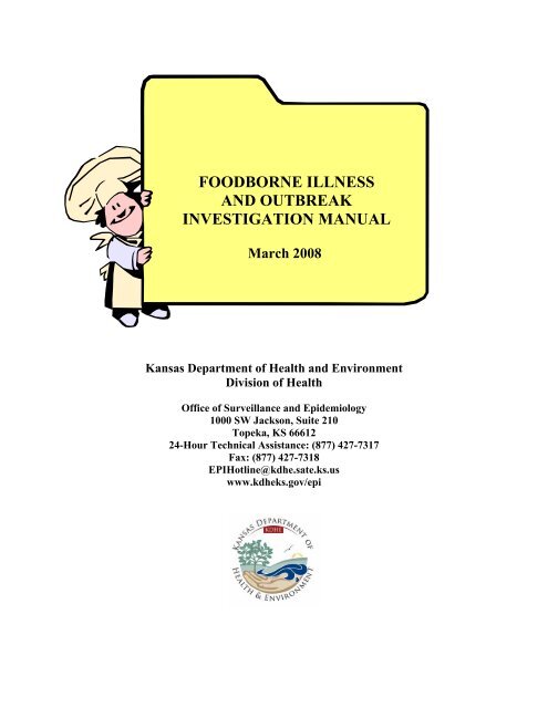 KDHE Foodborne Illness and Outbreak Investigation Manual