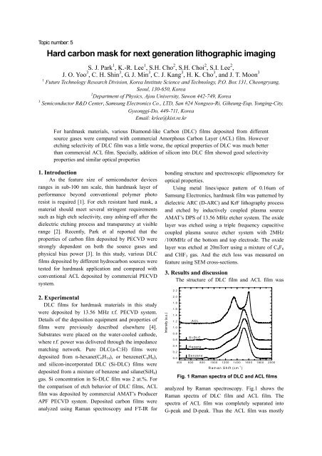 Hard carbon mask for next generation lithographic imaging