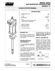 84667 84668 - Lincoln Lube Parts.