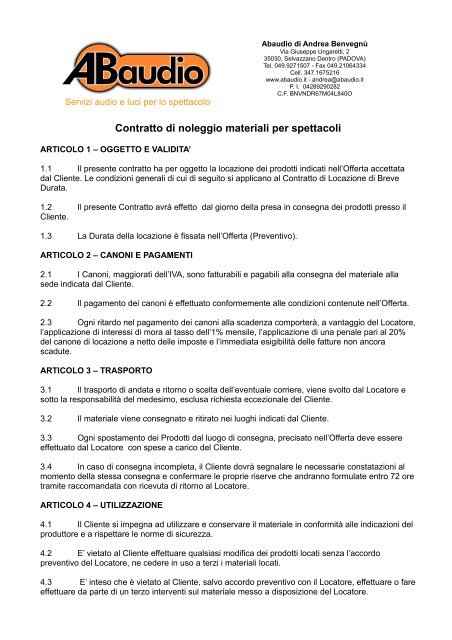 Modello Di Contratto Di Noleggio Per Il Texas