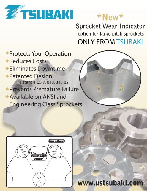 Sprocket Wear Indicator-approved - U.S. Tsubaki