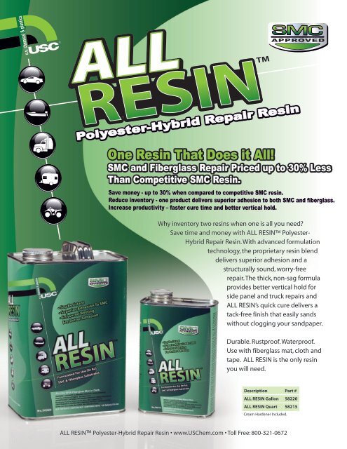 all resin - US Chemical & Plastics