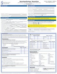 Test Menu PDF - NeoGenomics Laboratories
