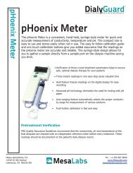 90XL Brochure - Mesa Labs