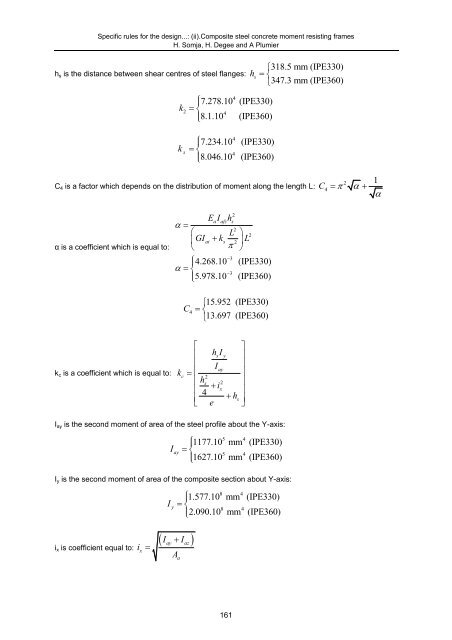 Specific rules for the de