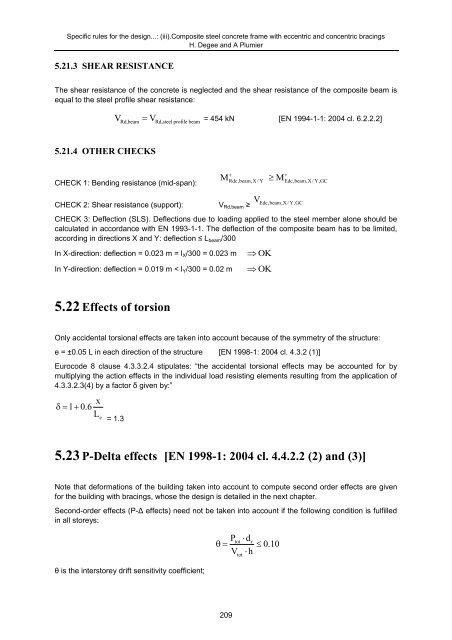 Specific rules for the de