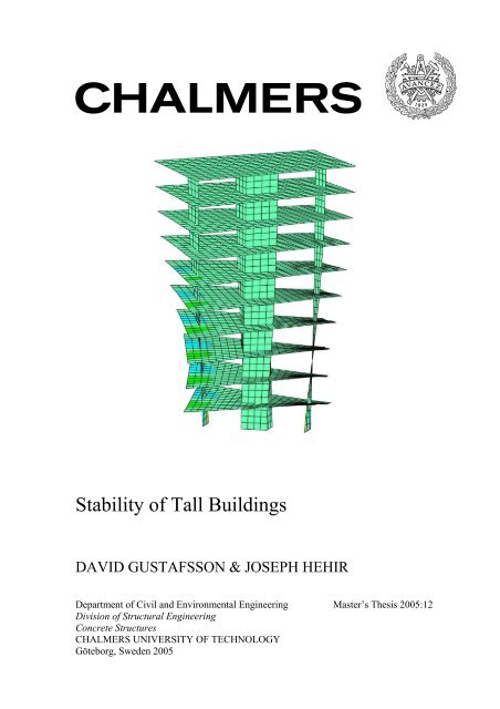 Stability of Tall Buildings Stability of Tall Buildings
