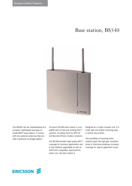 Ericsson BS340 Base Station - e-NETSource