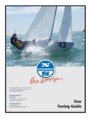 Etchells Mast Deflection Form - North Sails - One Design