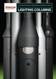Lighting Columns - Foundations - Guide to ... - Abacus Lighting