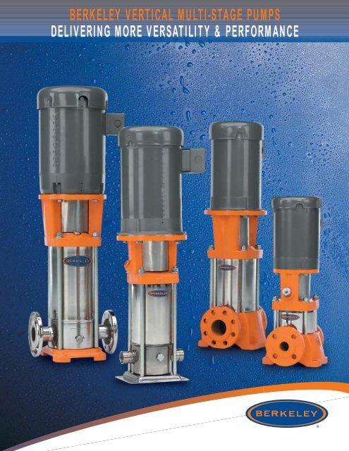 berkeley vertical multi stage pumps bulletin - Modern Pump ...