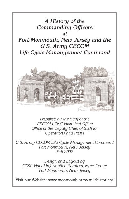 A History of the Commanding Officers at Fort Monmouth ... - CECOM