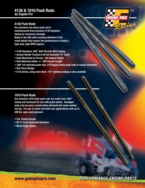 Push Rods - Engine Pro
