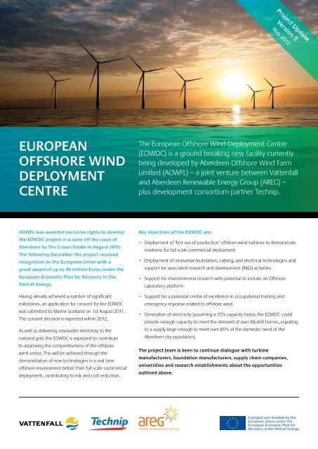 EUROPEAN OFFSHORE WIND DEPLOYMENT CENTRE - Vattenfall