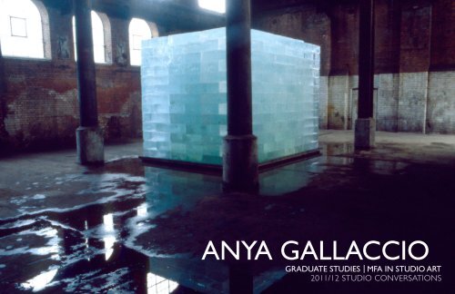 ANYA GALLACCIO - Moore College of Art and Design