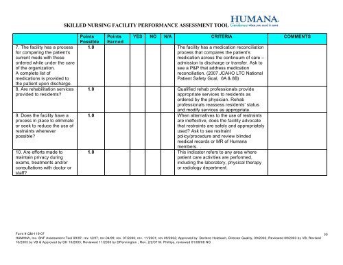 SKILLED NURSING FACILITY
