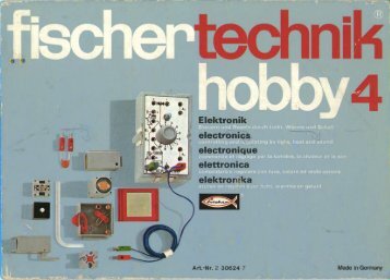 28 Gratis Magazine von FISCHERTECHNIK.MUSEUM.CH