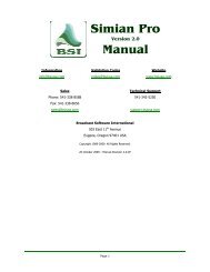 Simian 1.8 Manual - Broadcast Software International