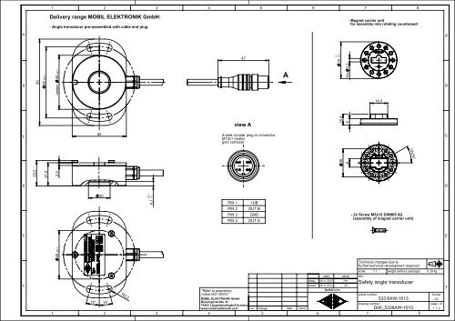 Safety angle transducer - Mobil Elektronik GmbH