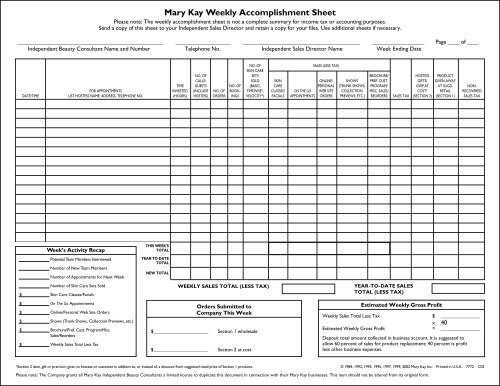 Weekly Accomplishment Sheet - Terezeja