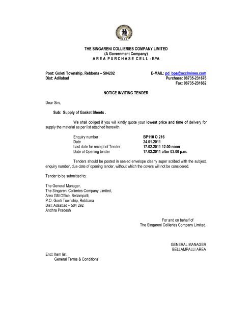 NIT Format - SCCL Home page