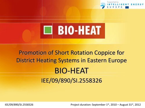 project presentation - BIO-HEAT