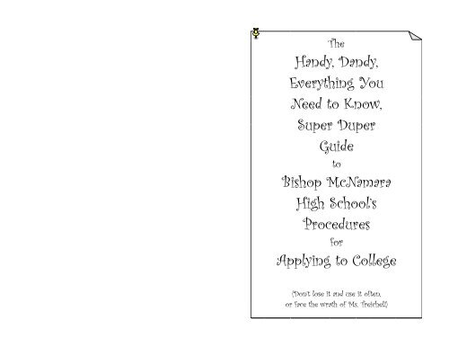 Handy, Dandy, Everything You Need to Know, Super Duper Guide ...