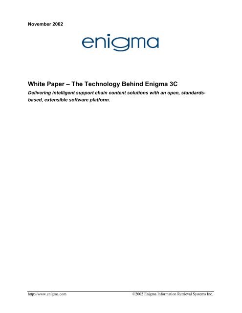 The Technology Behind Enigma 3C - ICT Builders