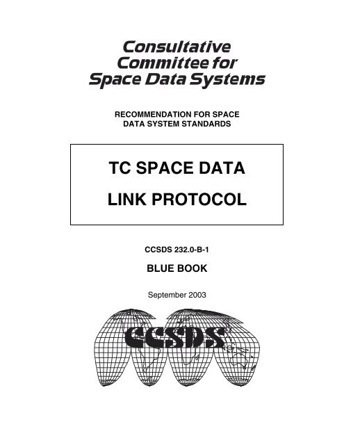 Tc Space Data Link Protocol Ccsds