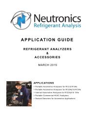 Snap-On EEAC312Câ ¦ - Neutronics â Refrigerant Identifiers and ...