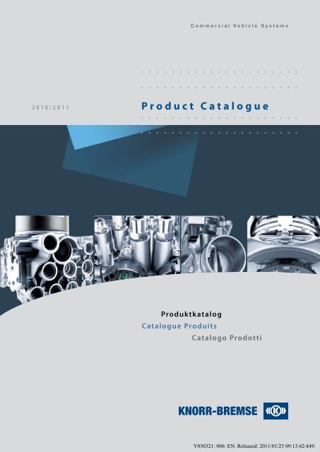 Knorr Bremse Valve Catalog - Catalog Library
