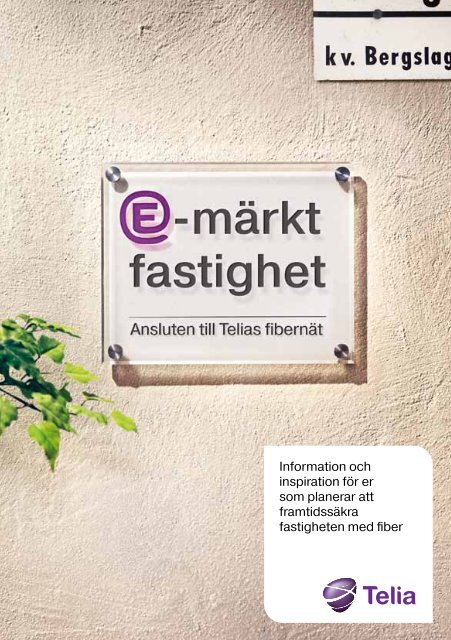 Telia - Fiber anslutning