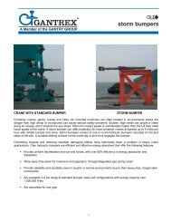 Tie-Back Product Data Sheets - Gantrex