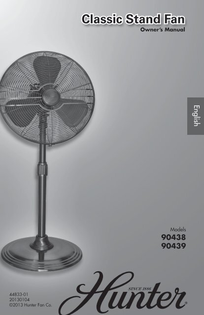 Classic Stand Fan - Casablanca Fan