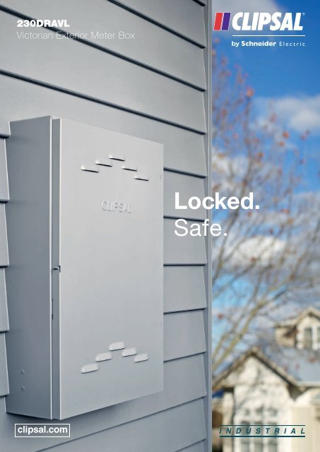 230DRAVL Victorian Exterior Meter Box - Locked. Safe ... - Clipsal