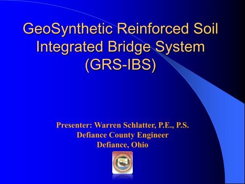 Geosynthetic Reinforced Soil Integrated Bridge System