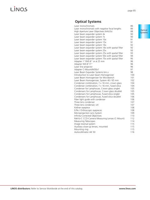 Optical Systems - WinLens
