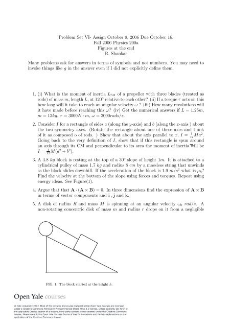 Problem Set 6 [PDF]
