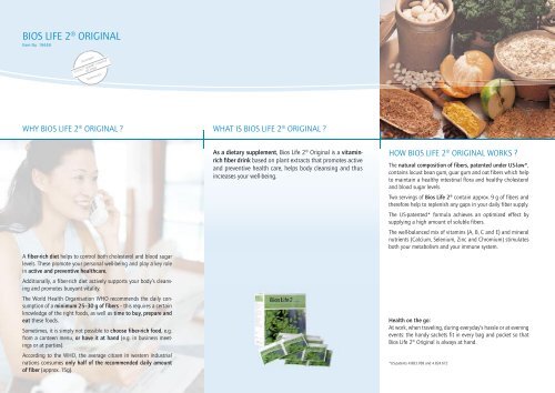 BIOS LIFE 2® ORIGINAL - Unicity