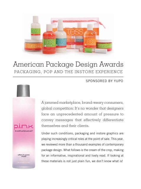 American Package Design Awards - Graphic Design USA