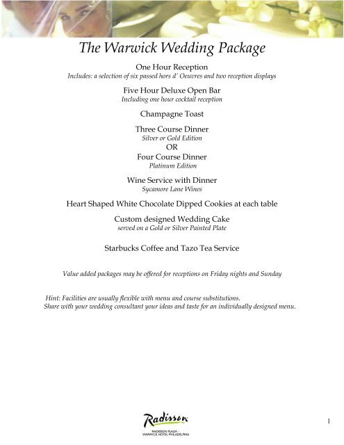 ELEGANT WEDDING PACKAGE