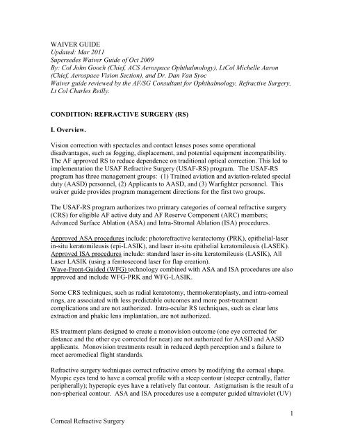 Waiver Guide - Wright-Patterson Air Force Base