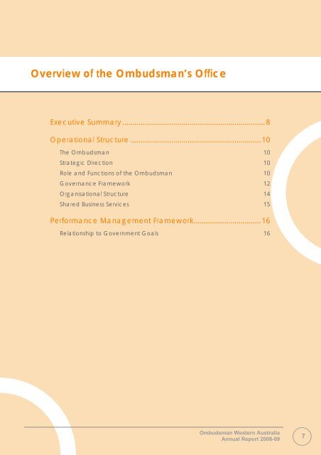 Overview of the Ombudsman's Office